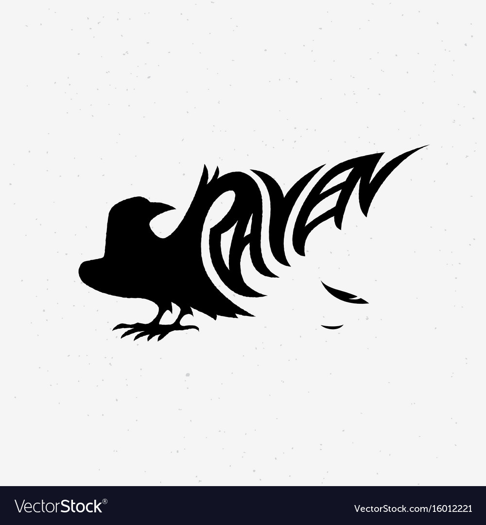 Raven Royalty Free Vector Image - VectorStock