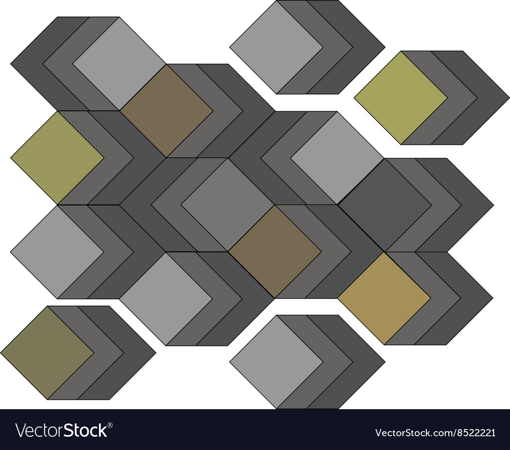 Rectangle rotate 45 degree - 6 Royalty Free Vector Image