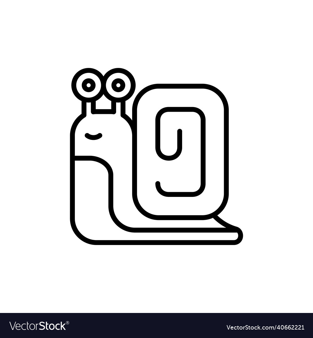 Snail icon Royalty Free Vector Image - VectorStock