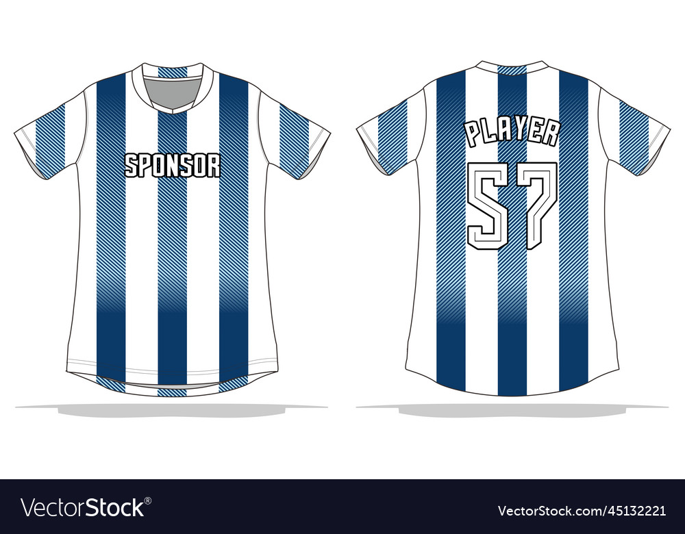 Sport uniform pattern background design Royalty Free Vector