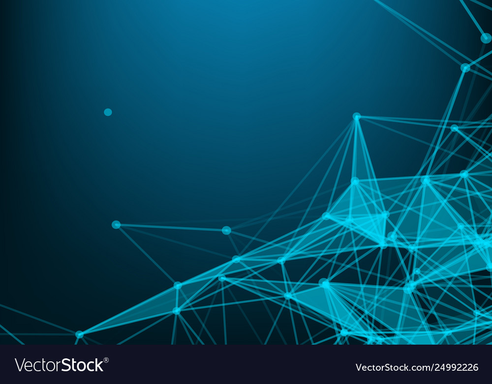 Abstract background with triangular cells Vector Image