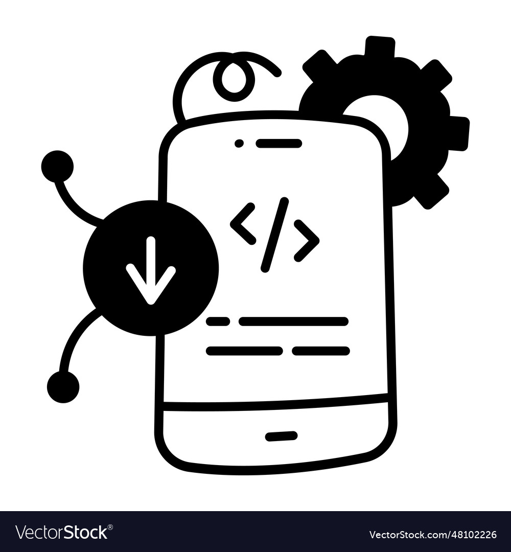 App programming Royalty Free Vector Image - VectorStock