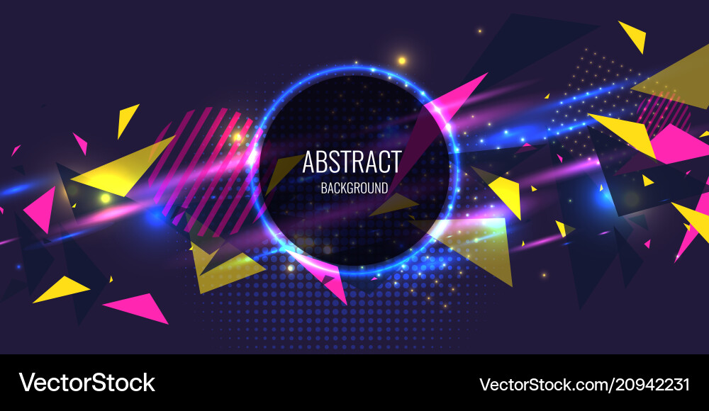 Abstract poster for the placement of text Vector Image