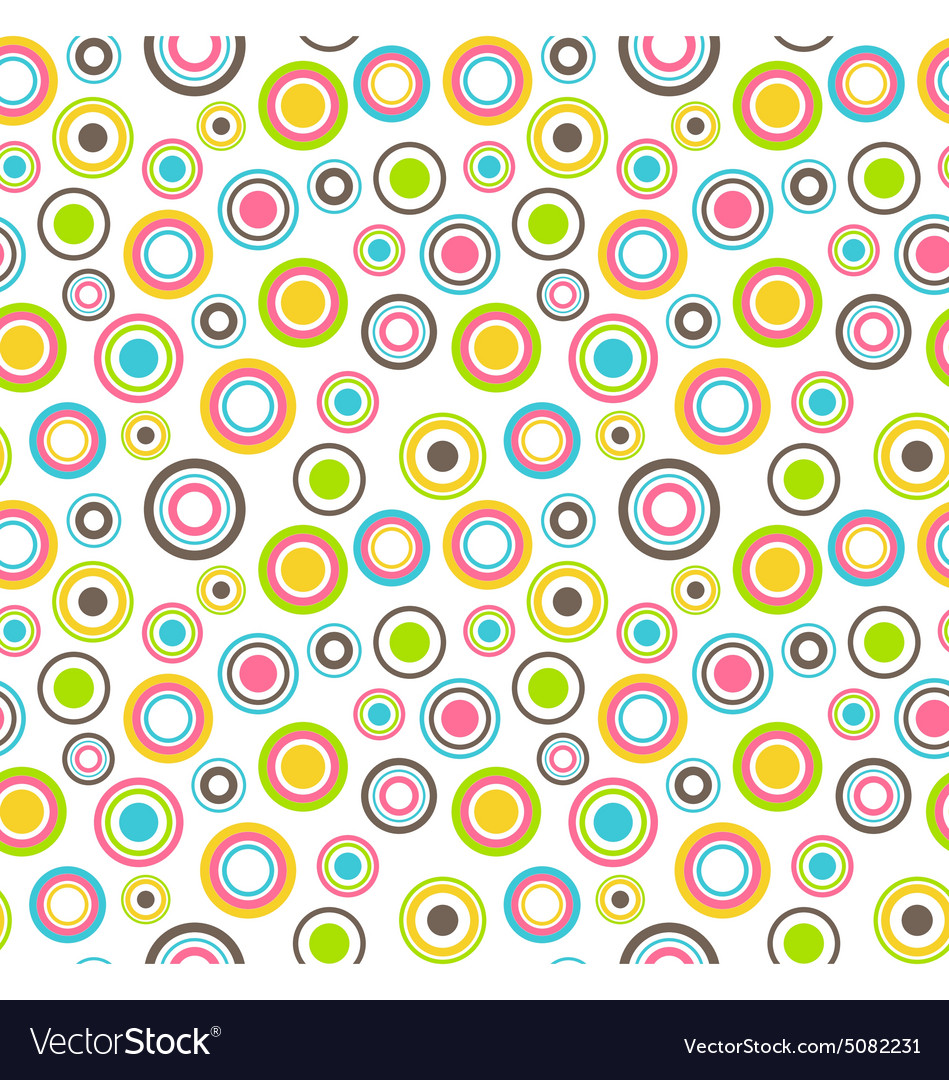 Bright fun abstract seamless pattern Royalty Free Vector