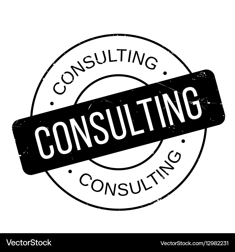Consulting rubber stamp Royalty Free Vector Image