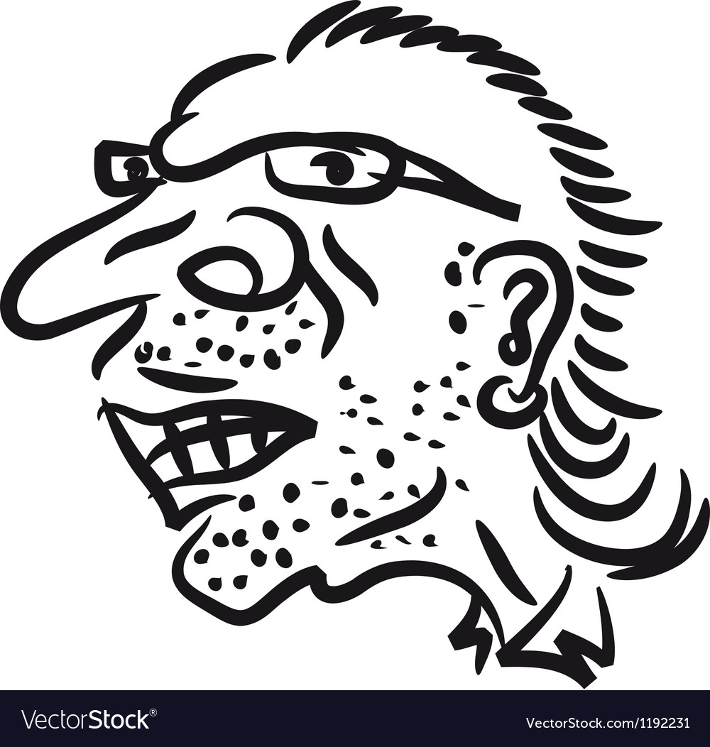 Head Royalty Free Vector Image - VectorStock