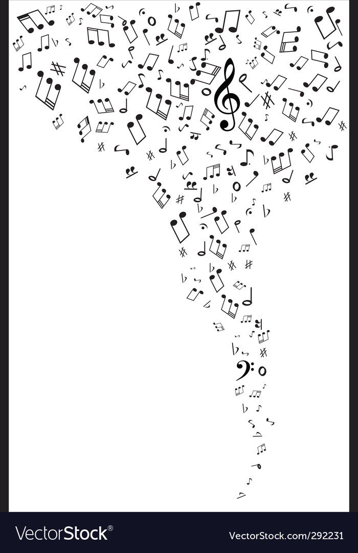 Music notes Royalty Free Vector Image - VectorStock
