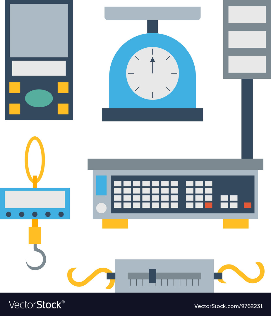 Scale isolated Royalty Free Vector Image - VectorStock
