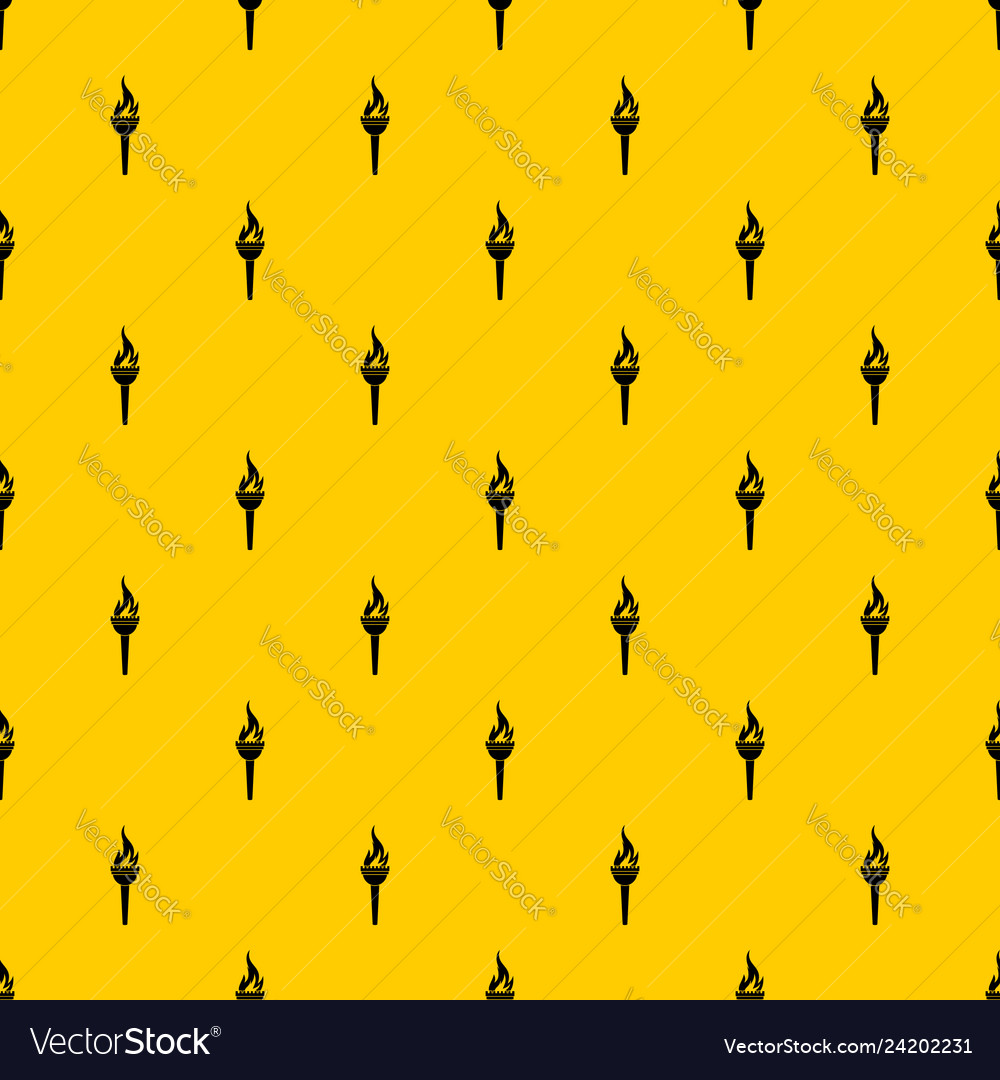 Torch pattern Royalty Free Vector Image - VectorStock