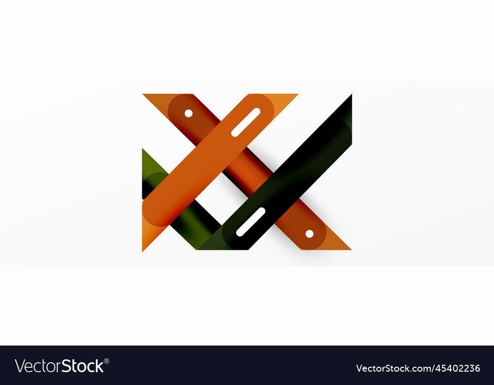 Background overlapping lines dynamic lines Vector Image