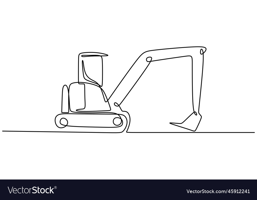 Continuous line art or one drawing Royalty Free Vector Image