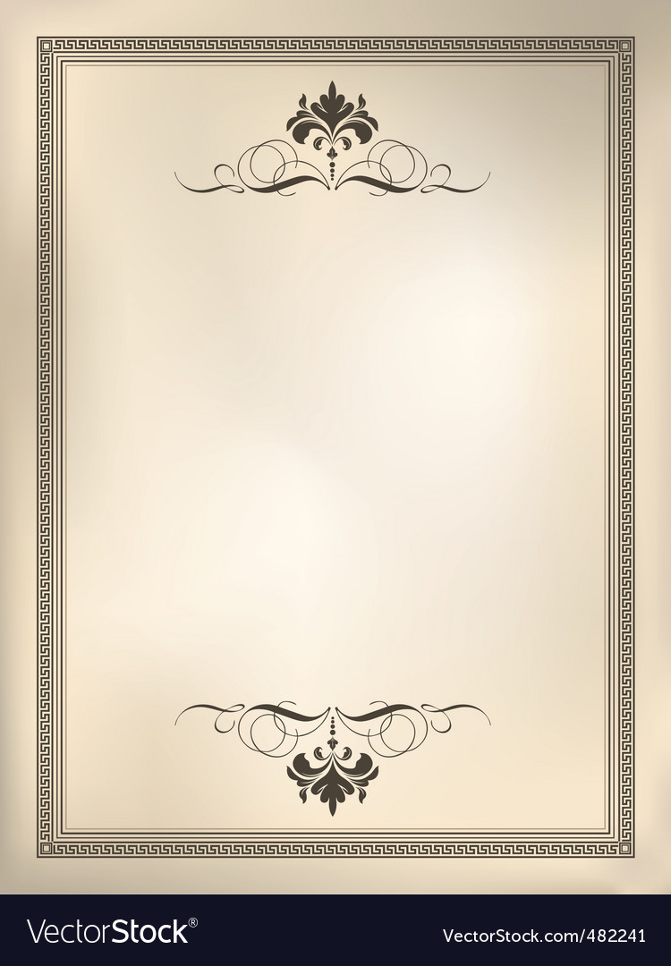 Decorative background Royalty Free Vector Image