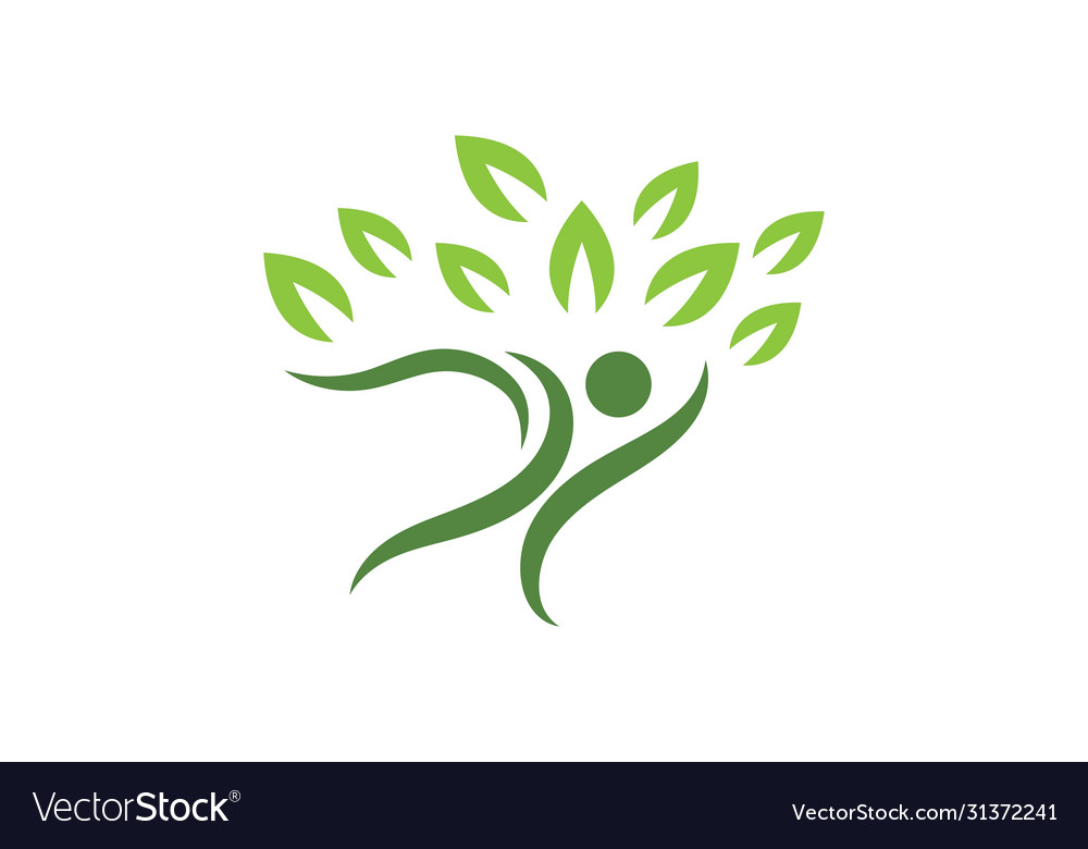 Family tree symbol icon logo design Royalty Free Vector