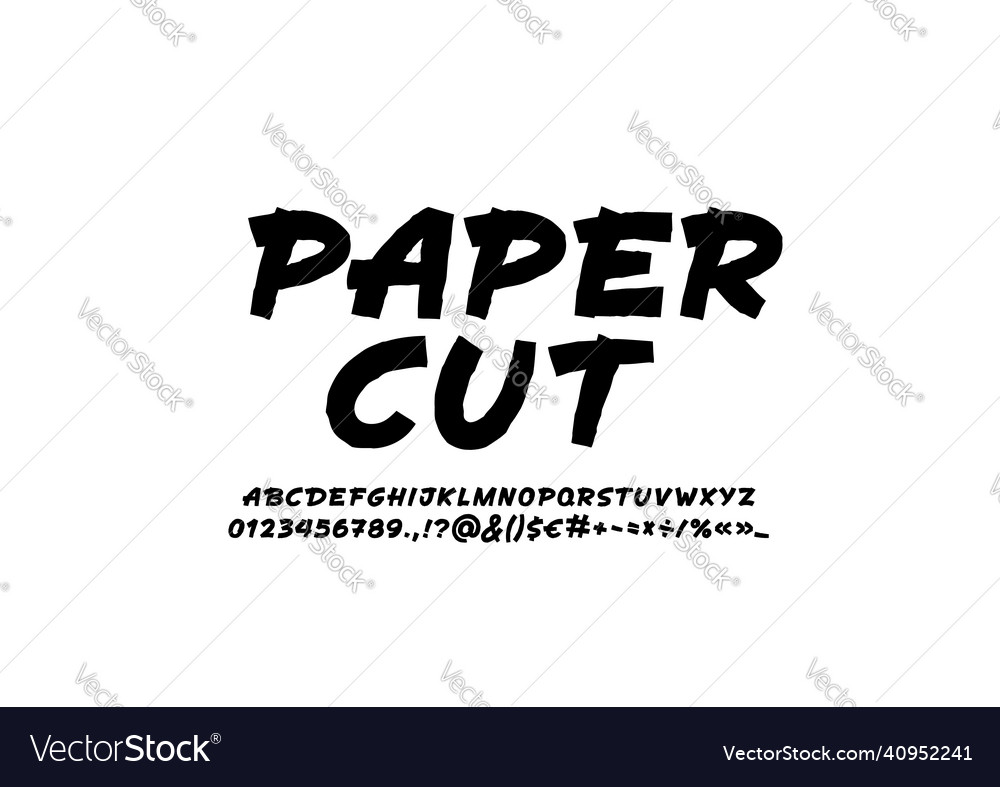 Handwritten font script alphabet cursive Vector Image