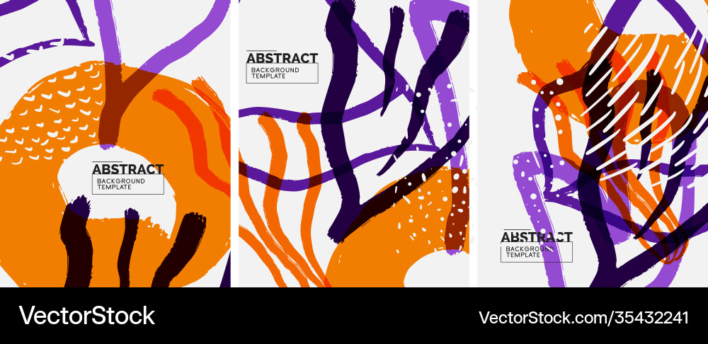 Social media abstract backgrounds abstract hand Vector Image