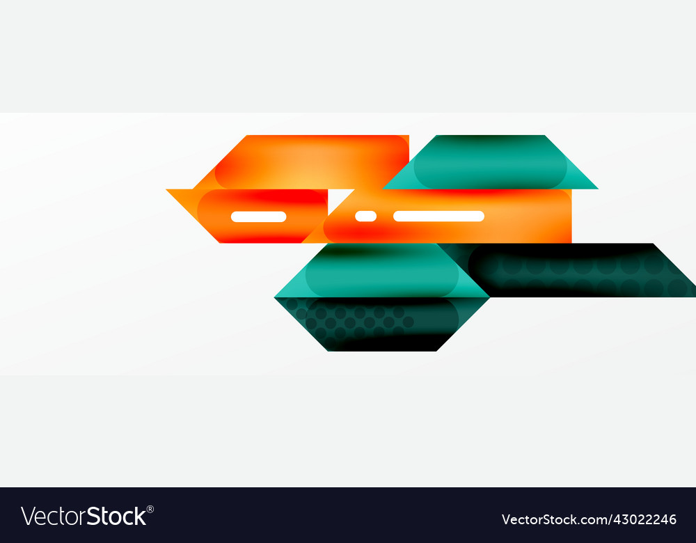 Background Color Abstract Overlapping Stripes Vector Image