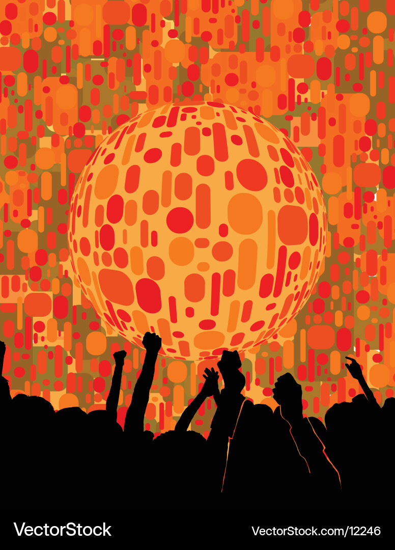 Chic urban nightclub graphic Royalty Free Vector Image