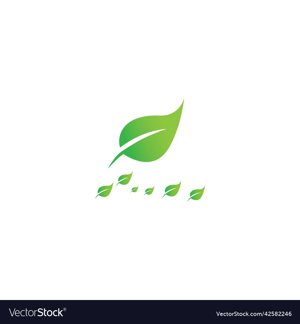 Leaf logo Royalty Free Vector Image - VectorStock