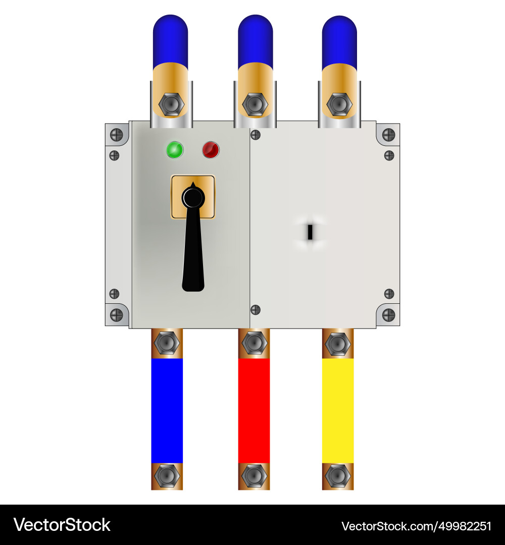 Control panel production Royalty Free Vector Image