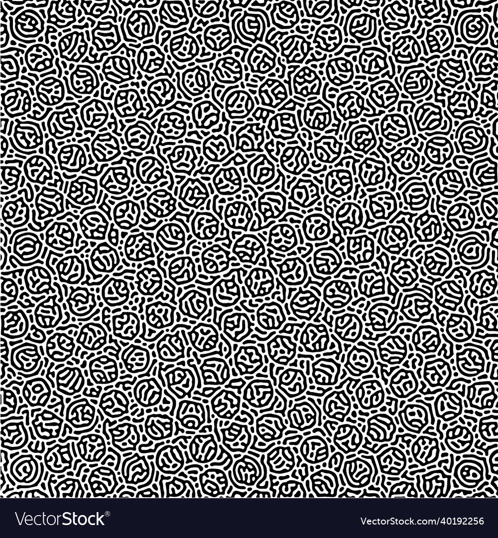 Turing pattern reaction-diffusion model chemical Vector Image