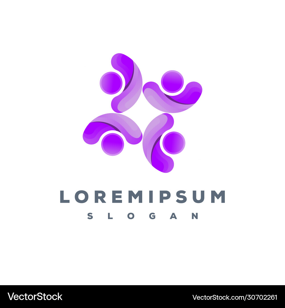 Colorful modern logo design ready to use Vector Image