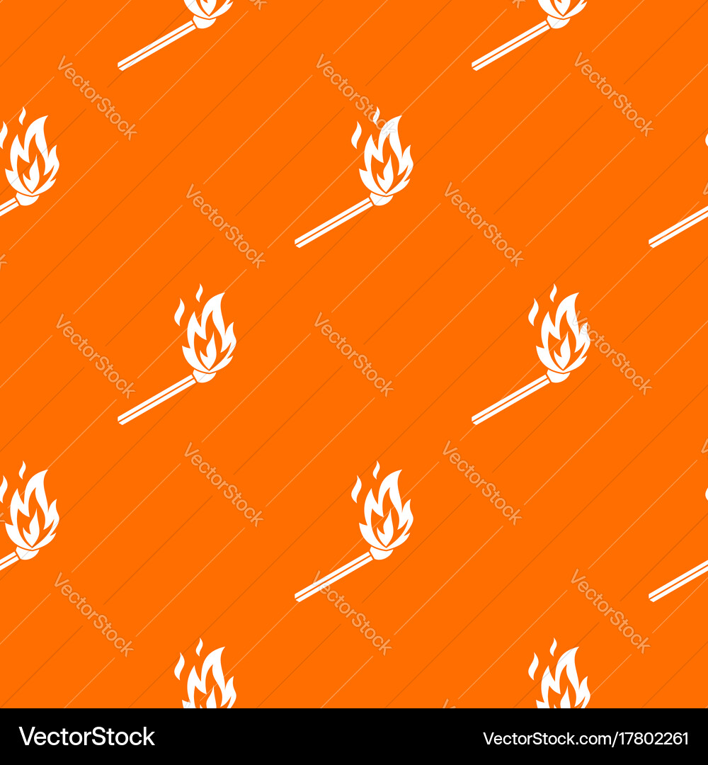 Match flame pattern seamless Royalty Free Vector Image