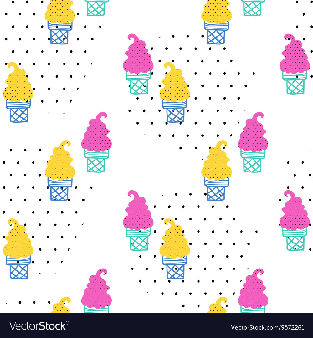 Seamless summer pattern Royalty Free Vector Image