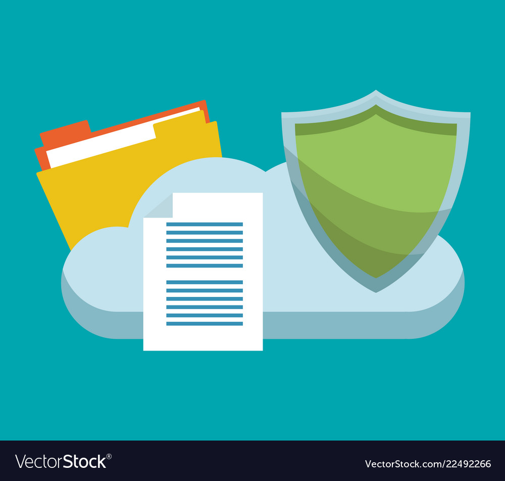 Data center technology Royalty Free Vector Image