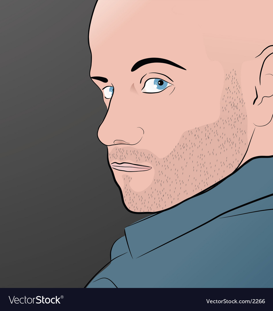 Young man Royalty Free Vector Image - VectorStock