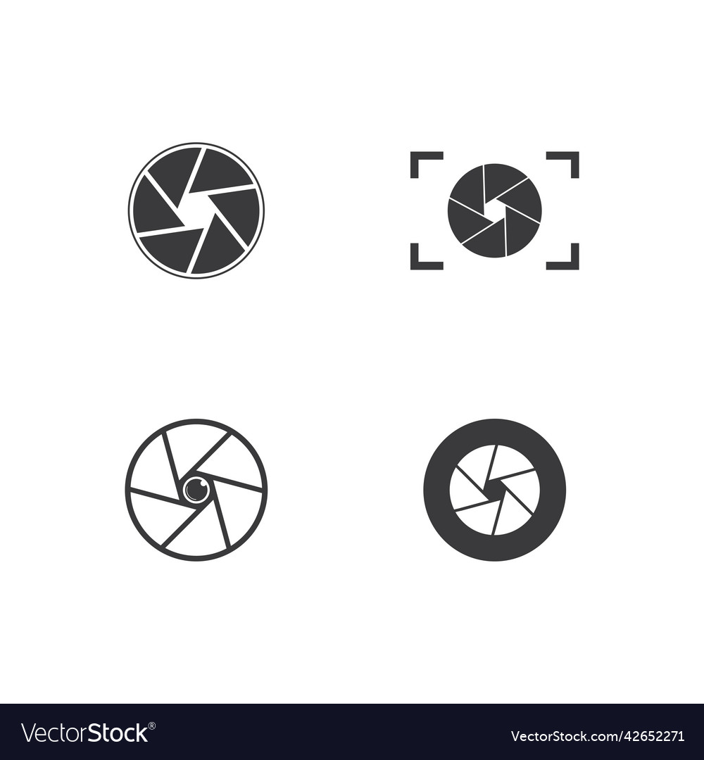 Camera lens icon Royalty Free Vector Image - VectorStock