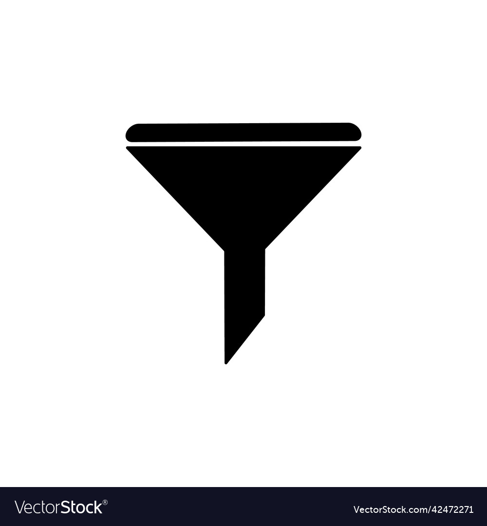 Compact filter icon simple Royalty Free Vector Image