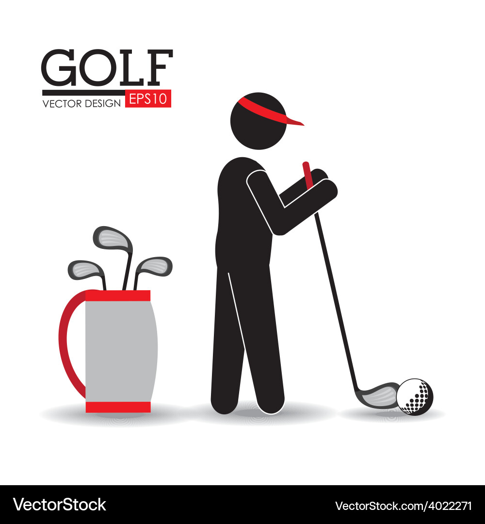 Golf design Royalty Free Vector Image - VectorStock