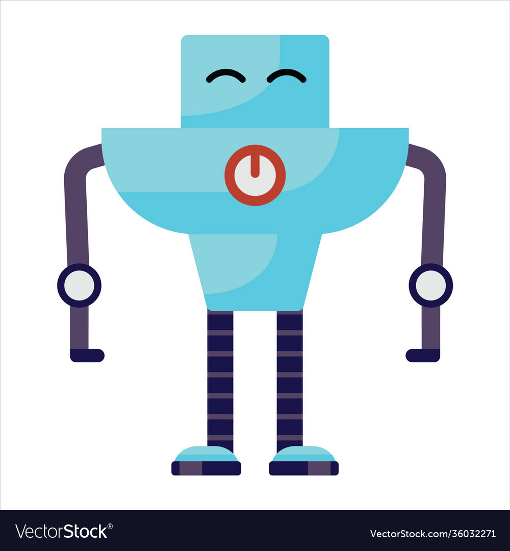 Power robot Royalty Free Vector Image - VectorStock