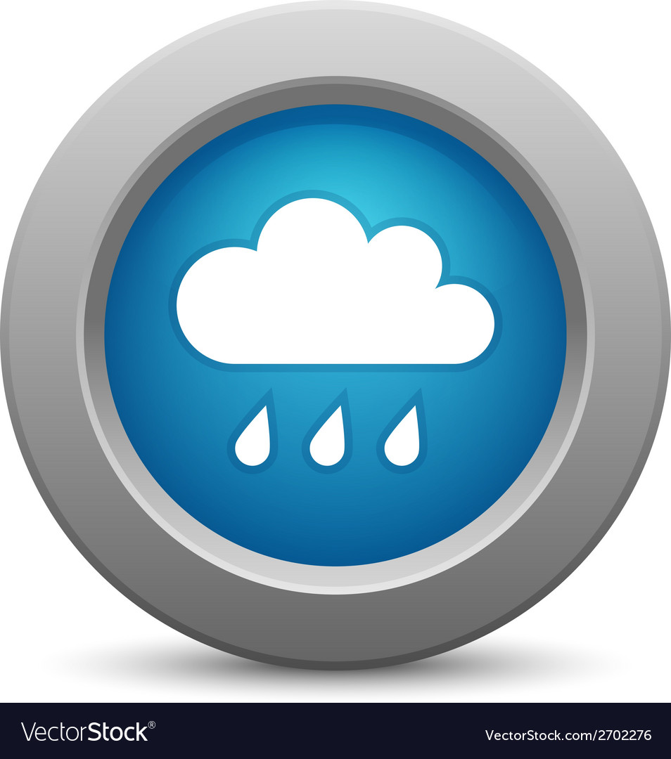 Cloud button for your design Royalty Free Vector Image