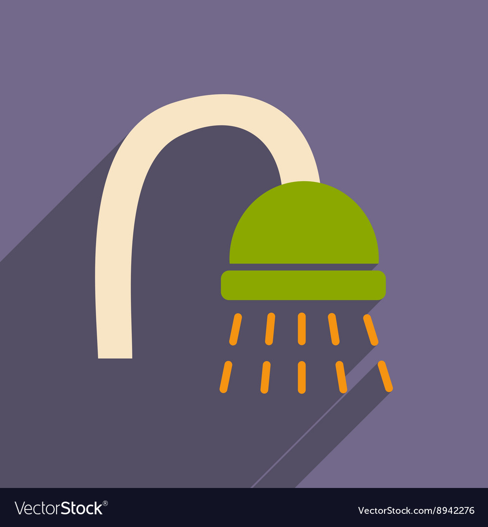 Flat with shadow icon and mobile application Vector Image