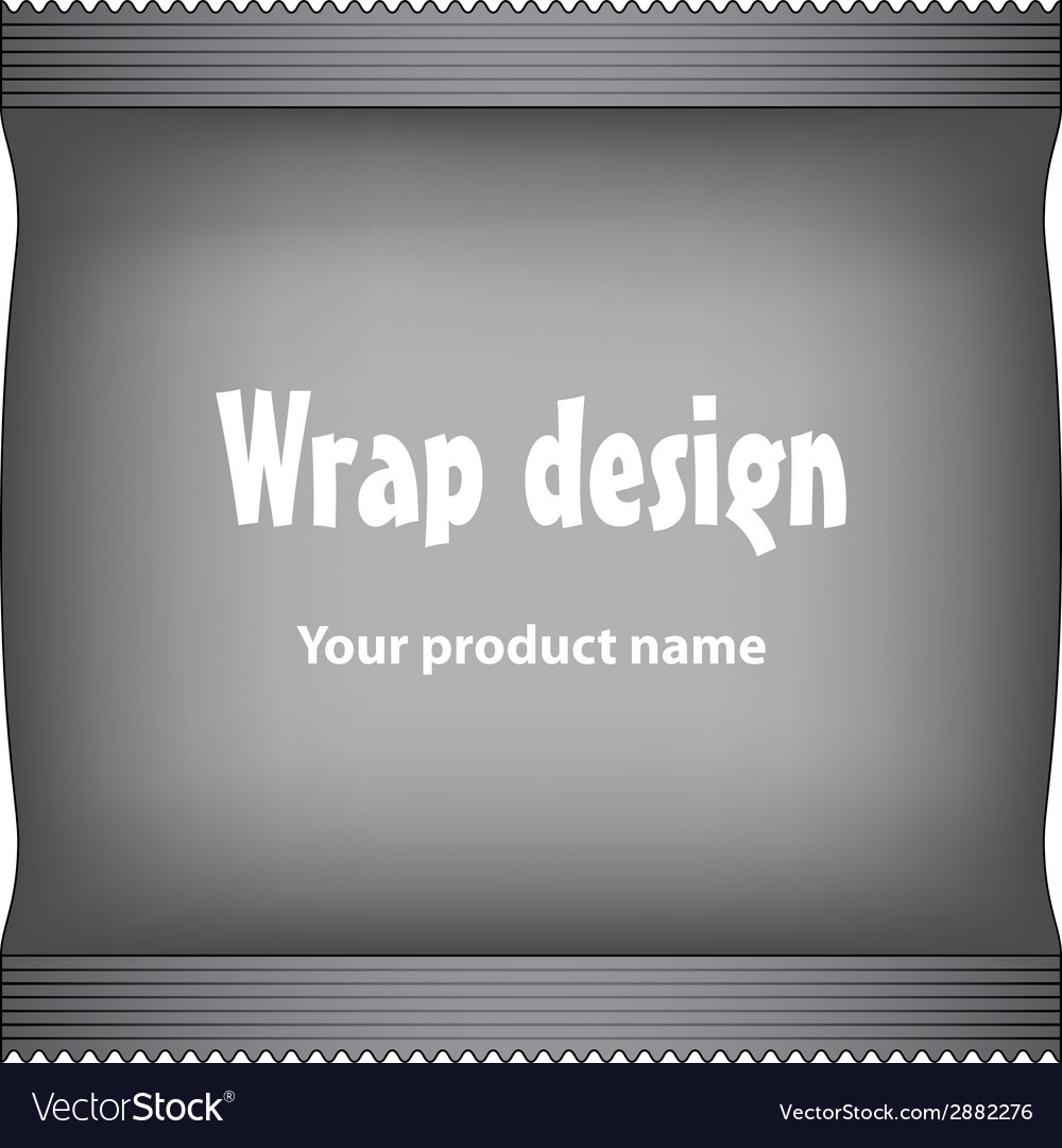 Foil package Royalty Free Vector Image - VectorStock