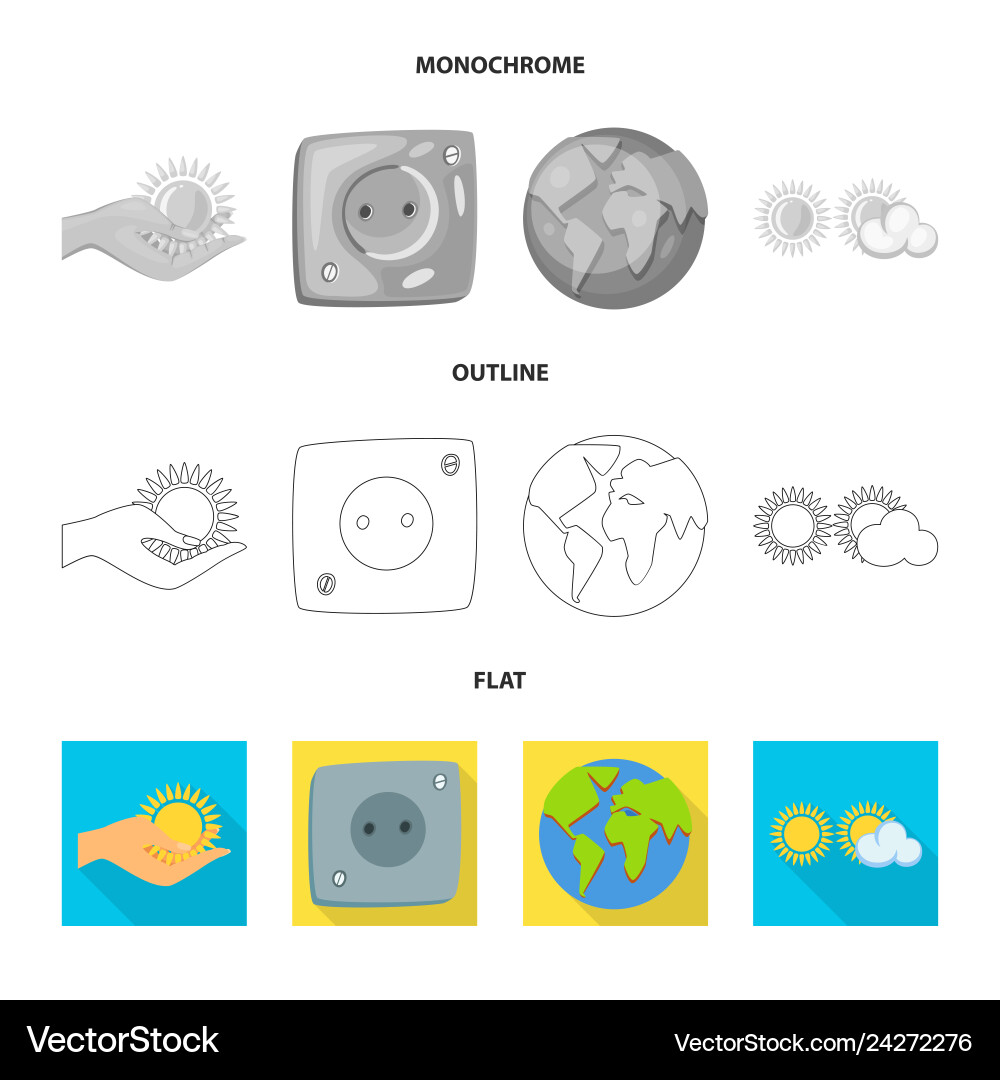 Isolated object of innovation and technology sign Vector Image