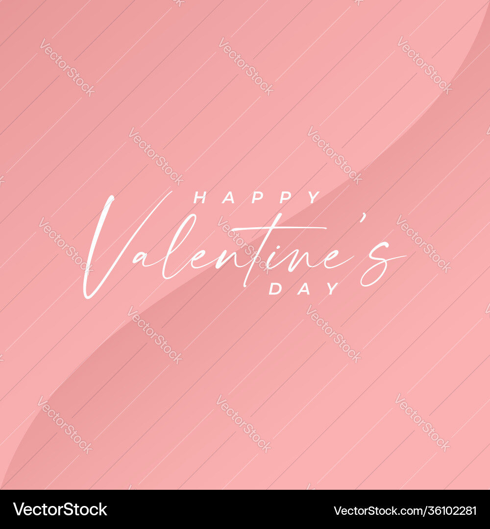 Happy valentines day valentine background Vector Image