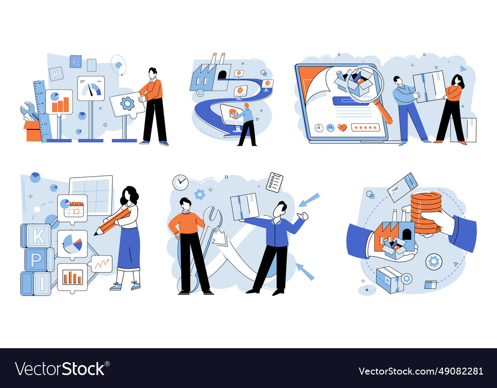 Process management Royalty Free Vector Image - VectorStock