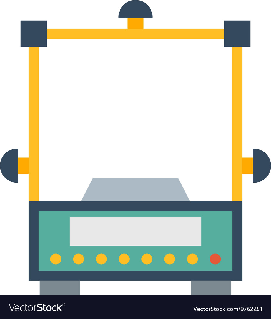 Scale isolated Royalty Free Vector Image - VectorStock