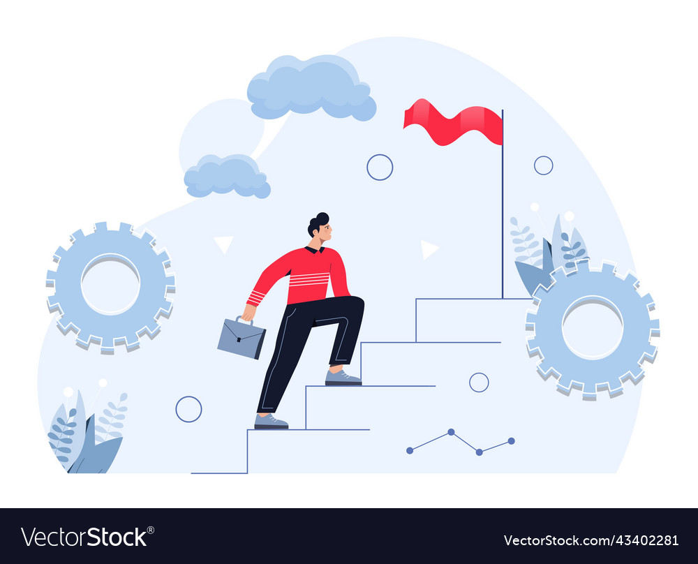 Task in progress Royalty Free Vector Image - VectorStock