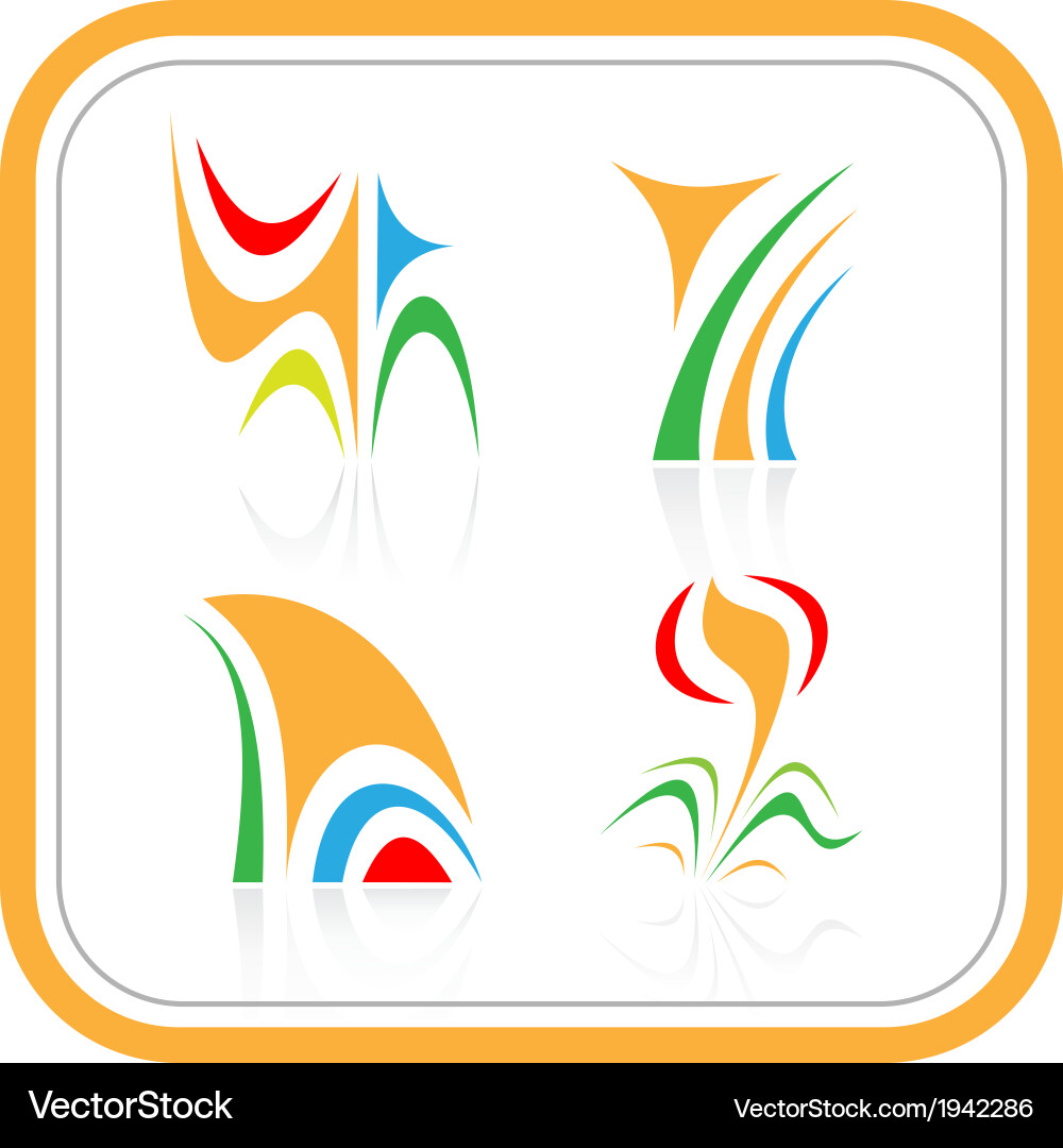 Abstract internet icon Royalty Free Vector Image