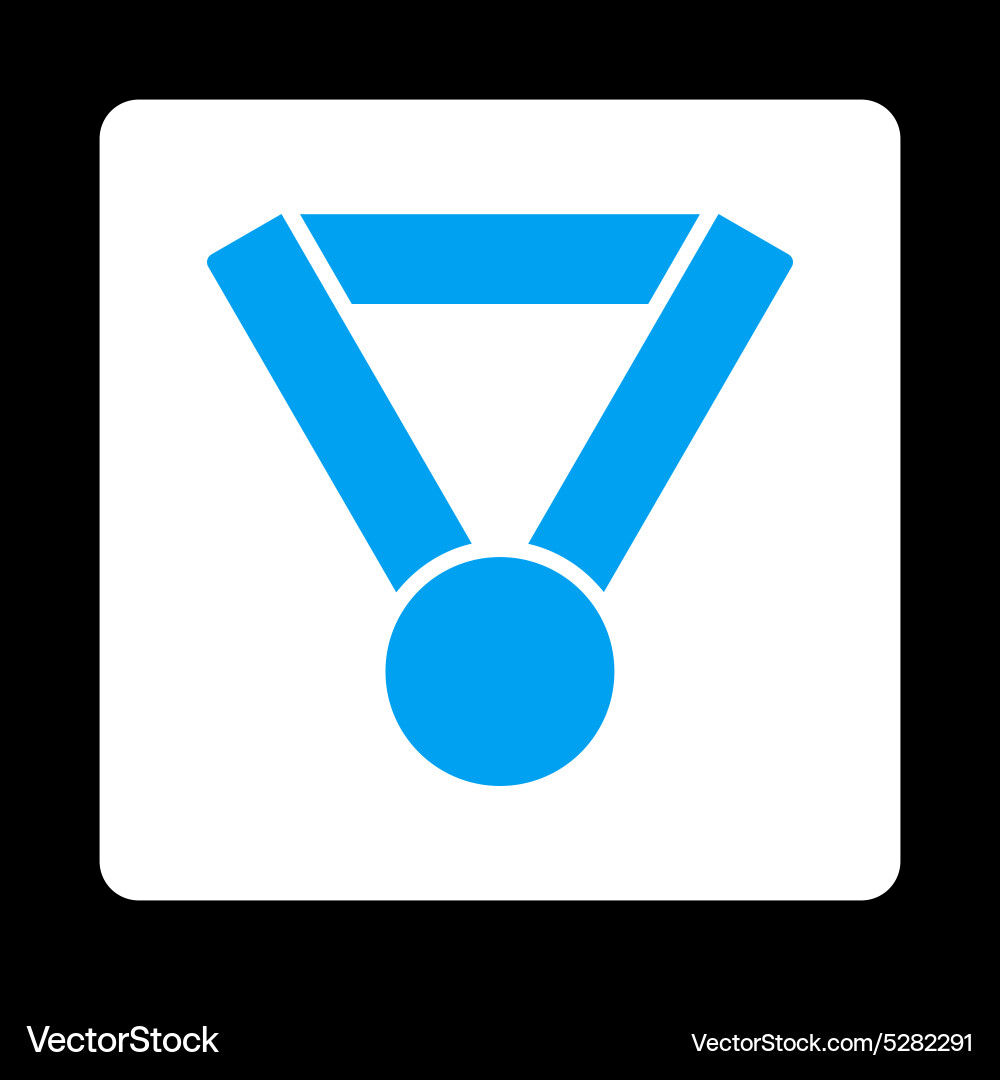 Champion award icon from buttons overcolor Vector Image