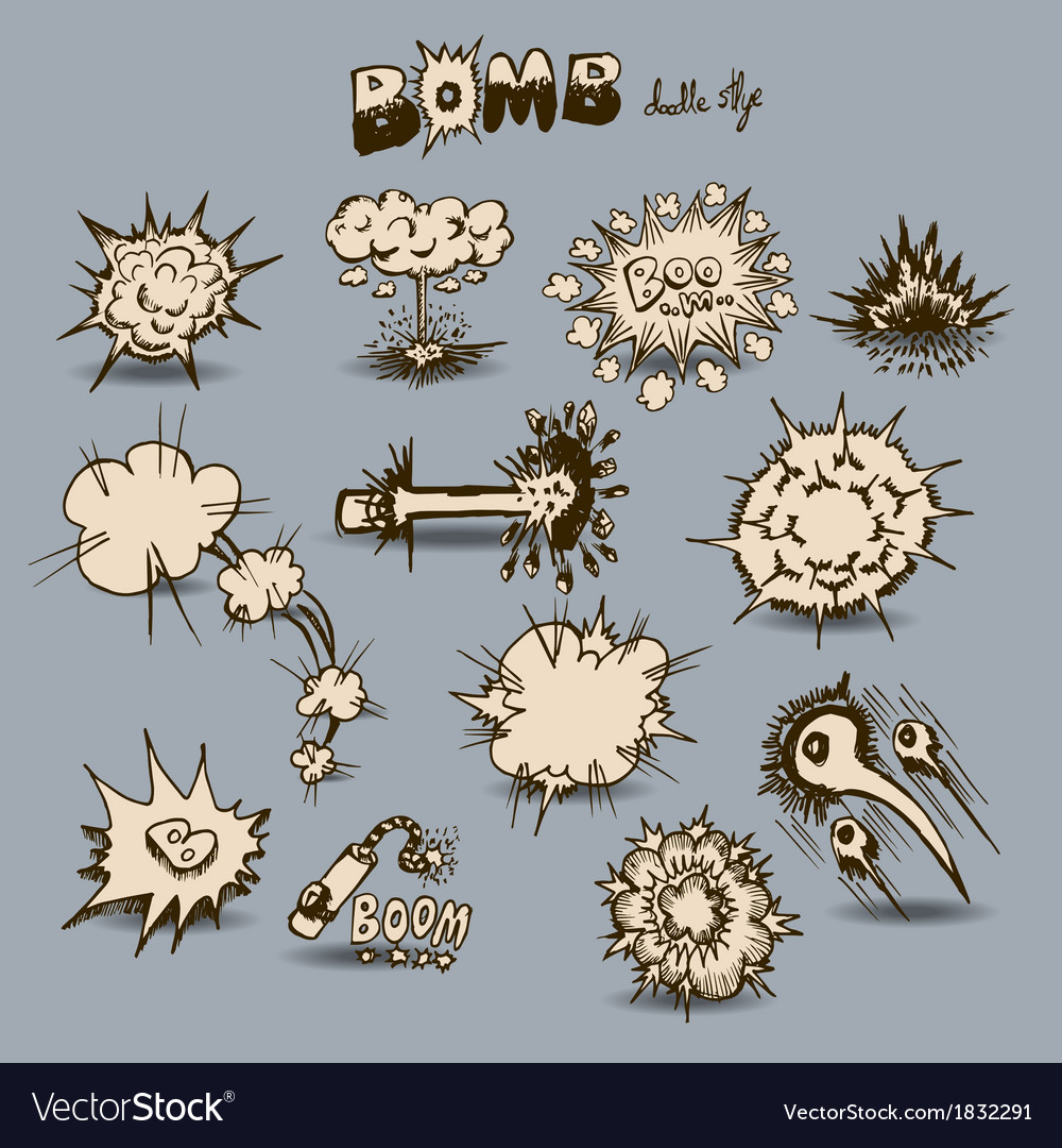 Comic explosion Royalty Free Vector Image - VectorStock