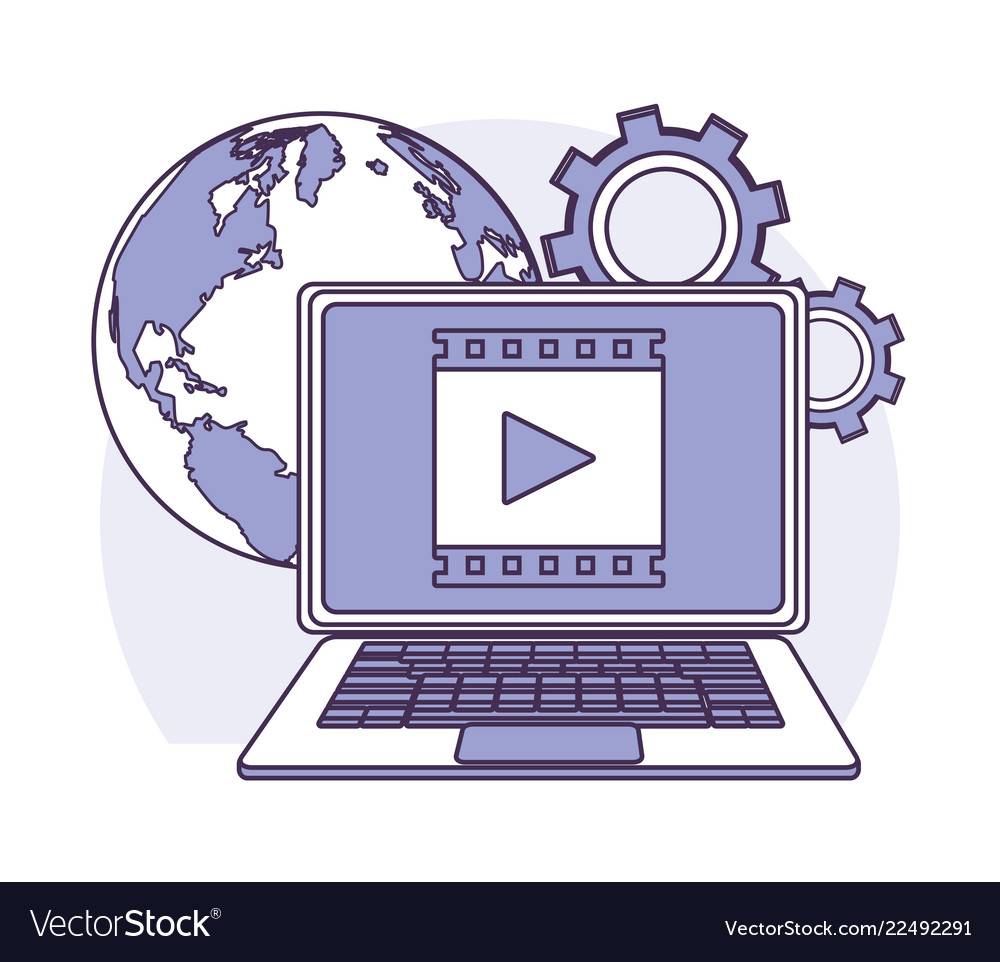 Data center technology Royalty Free Vector Image
