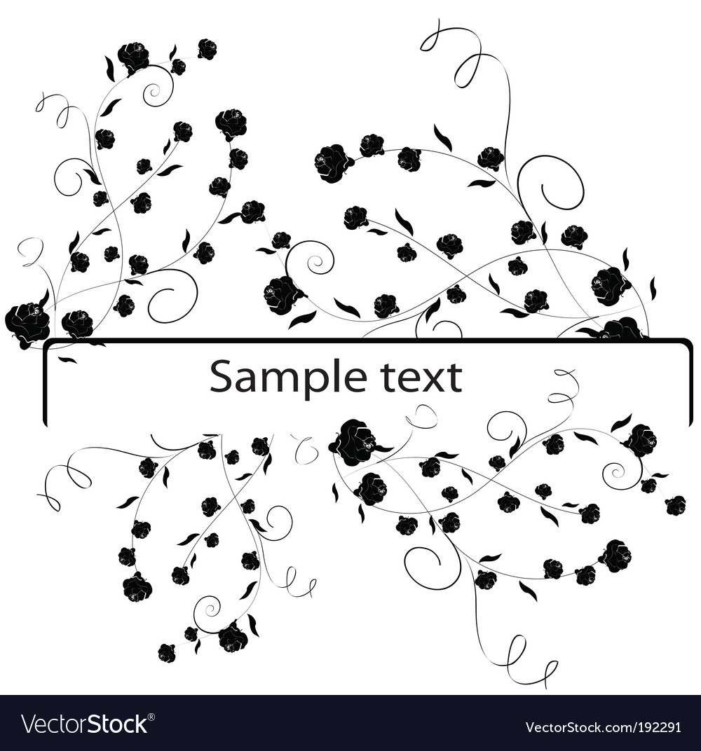 Floral design elements Royalty Free Vector Image