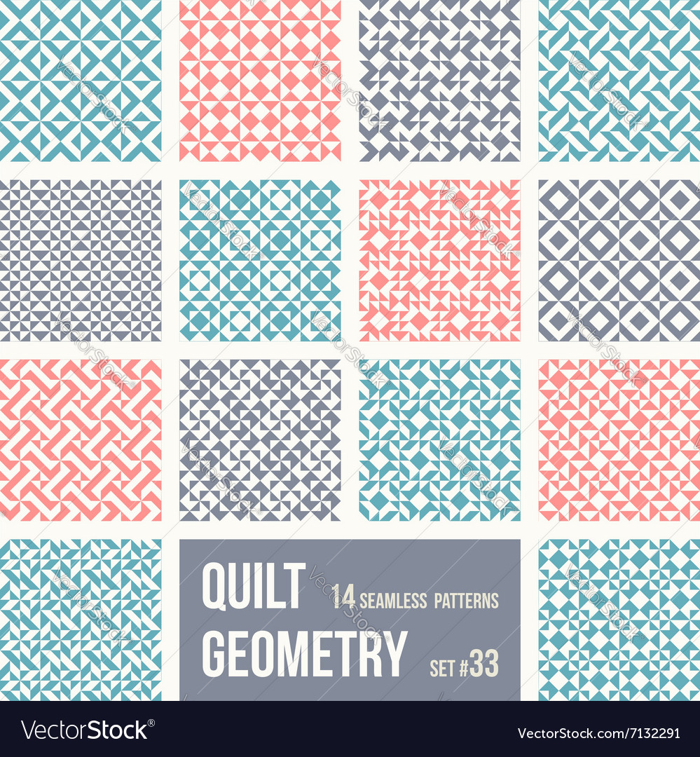 Set of 12 tiles with geometric patterns Royalty Free Vector