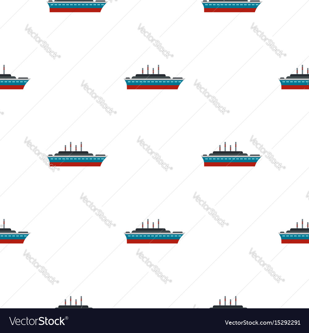 Ship pattern flat Royalty Free Vector Image - VectorStock