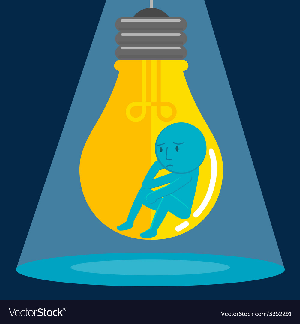 Think trap Royalty Free Vector Image - VectorStock