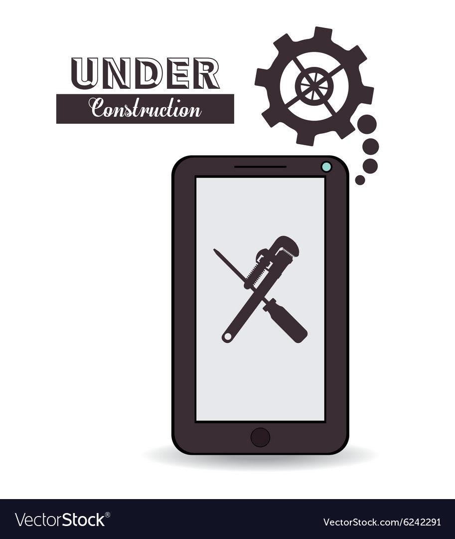 Under construction design Royalty Free Vector Image